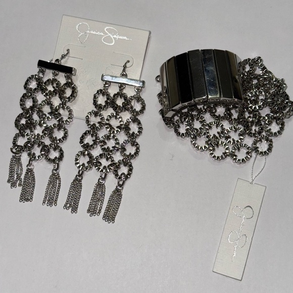 Jessica Simpson | Jewelry | Jessica Simpson Silver Statement Jewelry ...